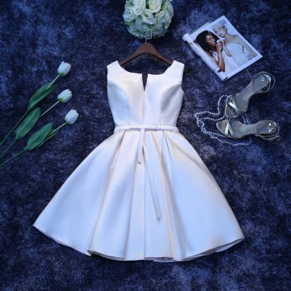 Simple Short Hoco Party Dress on Luulla