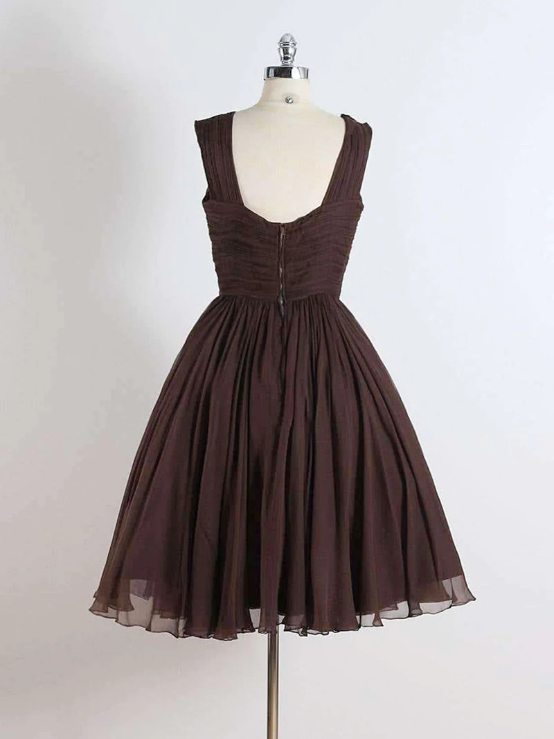 Brown Vintage Party Dress on Luulla