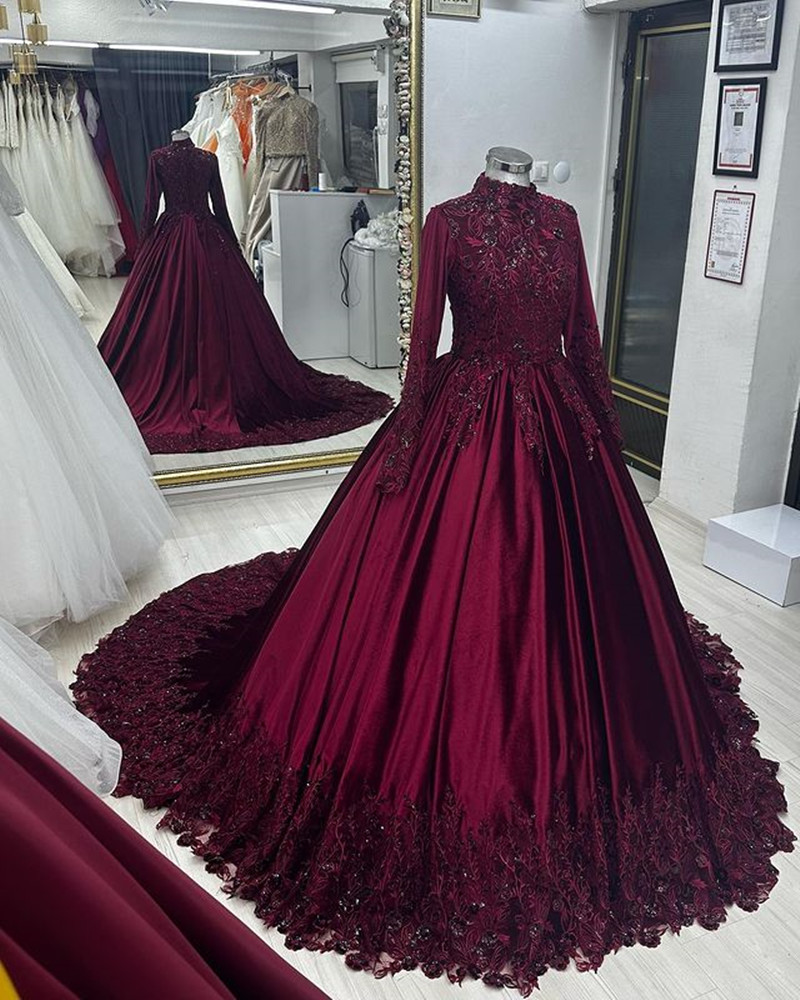 Long Sleeves Modest Formal Occasion Dress on Luulla