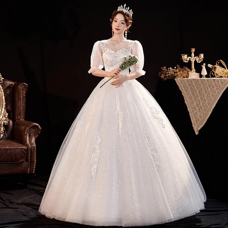 Elegant Princess Ball Gown Wedding Dress on Luulla